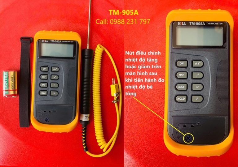 MÁY ĐO NHIỆT ĐỘ BÊ TÔNG TM905A